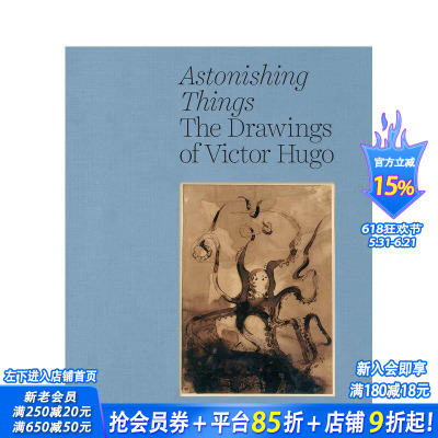【现货】惊世骇俗：维克多·雨果的画作 Astonishing Things : The Drawings of Victor Hugo 原版英文艺术画册画集 正版进口书