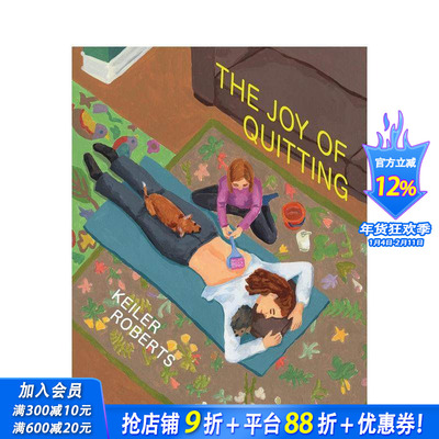 【现货】【附Keiler Roberts签名藏票】英文原版 躺平的乐趣The Joy of Quitting 英文漫画 正版进口图书画册