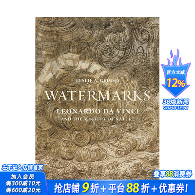 【预售】英文原版 水印：达芬奇和对自然的掌控 Watermarks: Leonardo da Vinci and the Mastery of Nature艺术历史与评论进口书