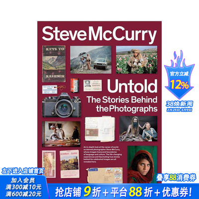 【预售】未说出口的故事：照片背后的往事 Untold: The Stories Behind the Photographs 原版英文摄影作品集 正版进口书