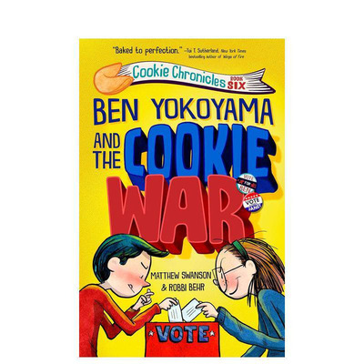 【预售】本·横山与曲奇大战（平装） Ben Yokoyama and the Cookie War 英文儿童桥梁章节故事书 儿童校园日记 中年级系列读物