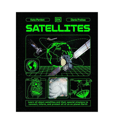 【现货】【科技探秘系列】卫星全知道 【Adventures in Tech】Satellites 精装英文儿童绘本 STEM 设计原理 运作方式 进口童书