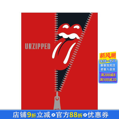 【现货】揭开滚石乐队的背后故事The Rolling Stones：Unzipped 60周年音乐纪念特辑图册图集 英文原版