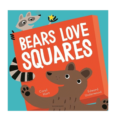 【现货】英文原版 熊喜欢正方形 平装 Bears Love Squares 儿童英语绘本图画书 进口图书 善优童书