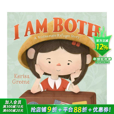【现货】都是我：越南难民的故事 I Am Both: A Vietnamese Refugee Story 情绪管理自我认知 英文儿童插画故事绘本 进口童书