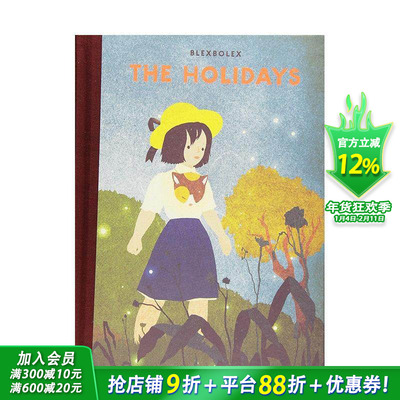 【现货】【法国插画师Blexbolex】假期 The Holidays 原版英文插画绘本 进口英语儿童故事书 善优图书