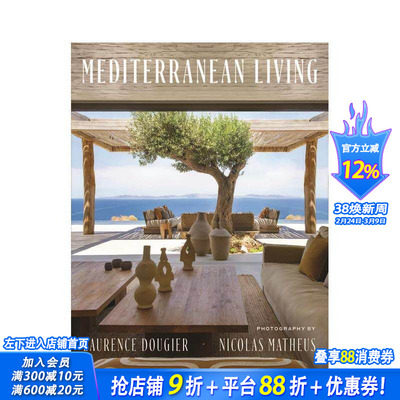 【预售】地中海生活 Mediterranean Living 原版英文室内设计装饰 正版进口书