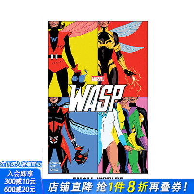 【预售】黄蜂：小世界 Wasp: Small Worlds 原版英文漫画 正版进口书籍 善优图书