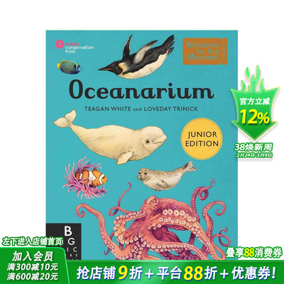 【现货】【欢迎来到博物馆】海洋馆（基础版） Oceanarium 英文儿童插画故事绘本 进口童书