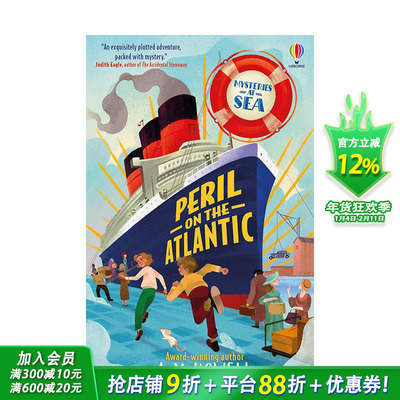 【预售】海上之谜:大西洋上的危险 Mysteries at Sea: Peril on the Atlantic 8岁+英文英语阅读拓展 初*章节桥梁故事书 Usborne