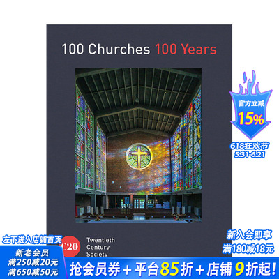 【预售】英文原版 100 座教堂 100 年 100 Churches 100 Years 建筑设计 正版进口书籍画册 善优图书