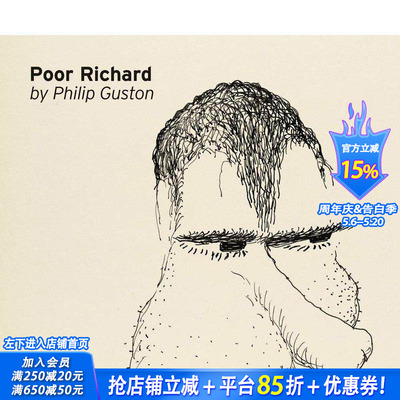 【预售】菲利普·加斯顿：可怜的理查德 Philip Guston: Poor Richard 原版英文艺术画册画集 正版进口书