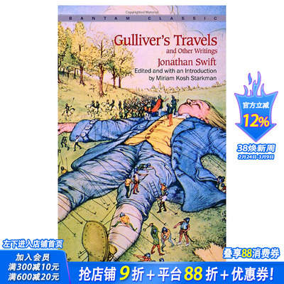 【预售】Gulliver’s Travels and Other Writings，格列佛游记 英文原版小说
