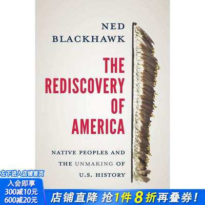 【现货】英文原版 重新发现美国：原住民与美国历史的消除 The Rediscovery of America 英文人文历史 正版进口书籍 善优图书