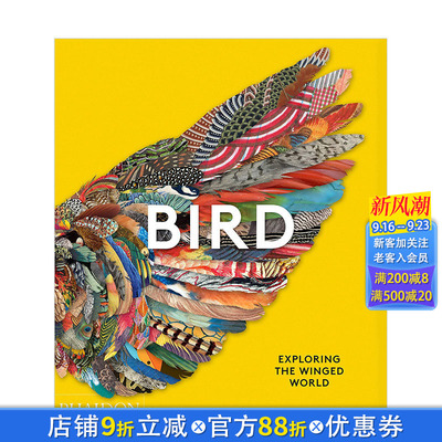 【现货】鸟:探索有翅膀的世界 科学科普图鉴画册 英文原版phaidon出版进口图书 Bird: Exploring the Winged World