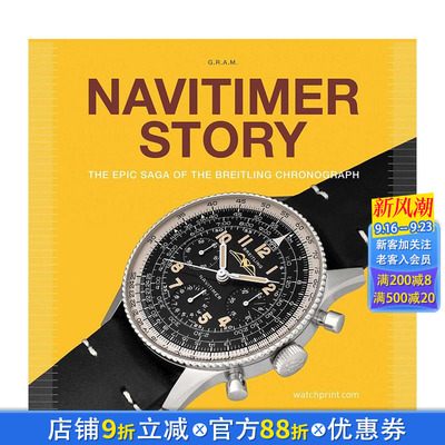 【预售】航空计时表传奇 Navitimer Story 原版英文珠宝首饰 正版进口书
