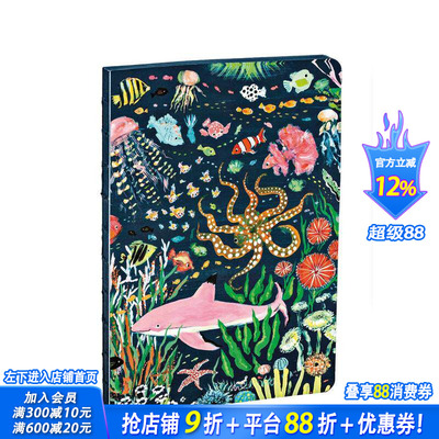 【预售】【笔记本】Pink Shark Allyn Howard笔记本 Pink Shark Allyn Howard 艺术创意文创周边