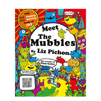 【现货】微笑岛上的嘻哈一族 Meet the Mubbles Tom Gates创作者Liz Picho新作 英文儿童全彩漫画故事 英语拓展阅读进口书