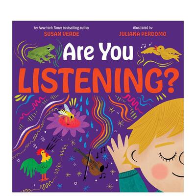 【现货】【正念探索五感】你在倾听吗？ 【Sensing Your World】Are You Listening? 英文儿童绘本 认知启蒙英语早教进口童书
