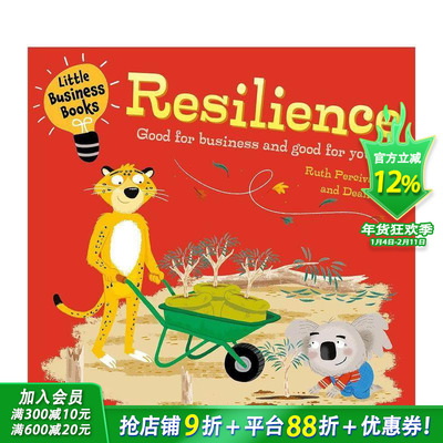 【预售】给孩子的商业小丛书：韧性 Little Business Books: Resilience 英文儿童插画科普绘本 进口童书