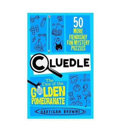 【预售】【线索谜案】金石榴之谜：50道谜题 Cluedle - The Case of the Golden Pomegranate 英文儿童趣味互动游戏书