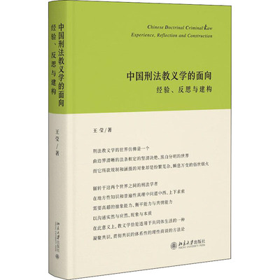 中国刑法教义学的面向 经验、反思与建构 王莹 9787301330333 北京大学出版社