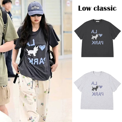韩国Lowclassic李智恩同款短袖