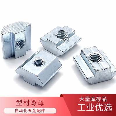 LNSN6/8/10-20/30/40/45-3/4/5/6/8-100P滑块螺母 欧标铝型材专用
