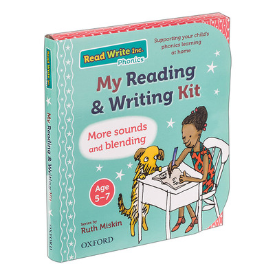 英文原版 Read Write Inc. Home Learning My Reading & Writing Kit 2 牛津自然拼读教材幼儿园5-7岁 英文版 进口英语原版书籍