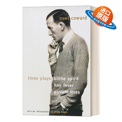 英文原版 Blithe Spirit  Hay Fever  Private Lives 欢乐的精灵 花粉过敏 私人生活 No?l Coward诺埃尔·考沃德 进口英语书