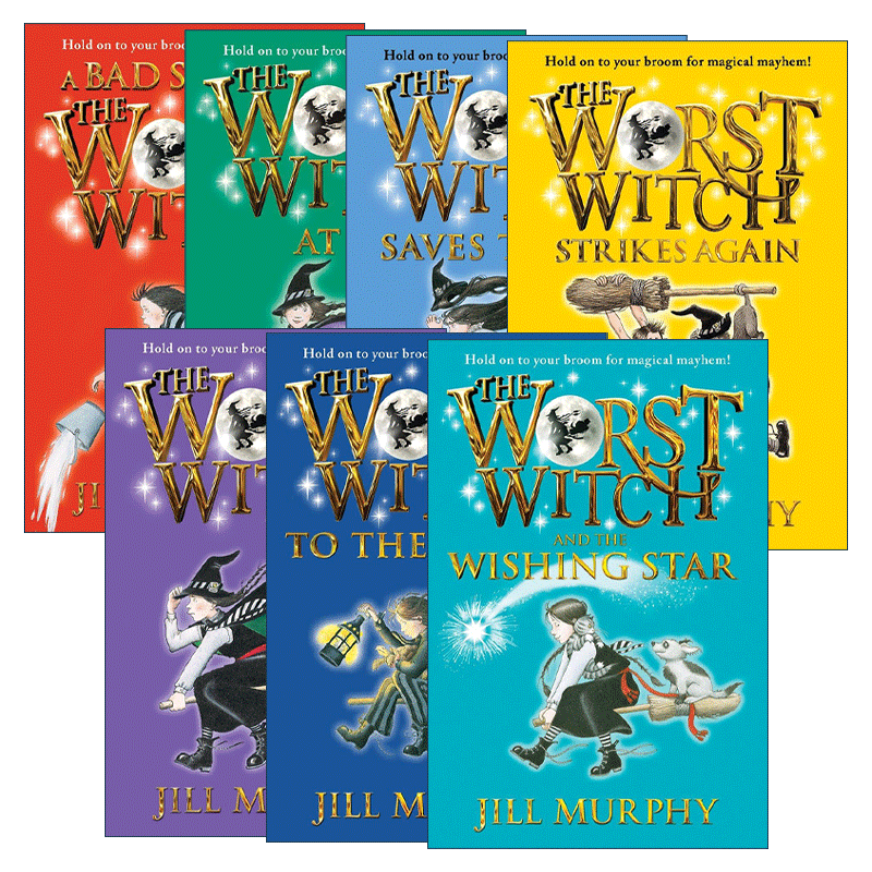 英文原版 The Worst Witch 坏女巫魔法学校5册 女巫学校故事系列 儿童奇幻小说 英文版 进口英语原版书籍