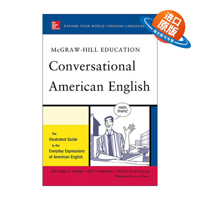 英文原版 McGraw-Hill's Conversational American English 美式英语会话 提高口语 麦格劳希尔 英文版 进口英语原版书籍