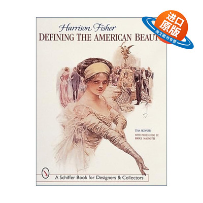 英文原版 Harrison Fisher 美国时尚插画艺术家哈里森·费舍尔作品集 定义美国丽人 Tina Skinner 英文版 进口英语原版书籍