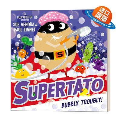 英文原版 Supertato Bubbly Troubly 土豆超人与泡沫 Sue Hendra & Paul Linnet 绘本 英文版 进口英语原版书籍