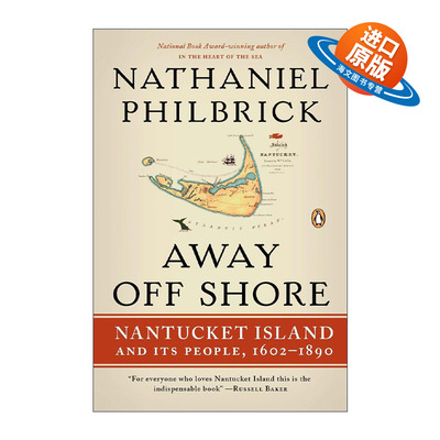 英文原版 Away Off Shore 离岸 南塔克特岛及其居民 历史 五月花号作者Nathaniel Philbrick 英文版 进口英语原版书籍