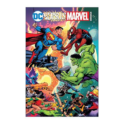 英文原版 DC Versus Marvel Omnibus DC大战漫威 精选集 超级英雄漫画 精装经典收藏版 Dennis O'Neil 英文版 进口英语原版书籍