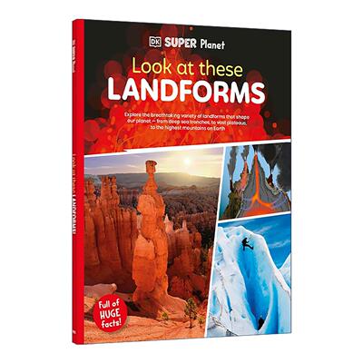 英文原版 DK Super Planet Look at these Landforms 超级星球 探索地貌 儿童自然科学科普百科读物 英文版 进口英语原版书籍