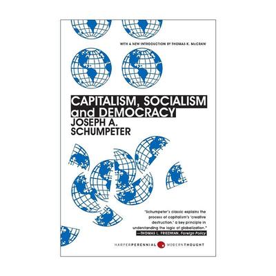 英文原版 Capitalism  Socialism  and Democracy 资本主义 社会主义和民主 第3版 约瑟夫·熊彼得 英文版 进口英语原版书籍
