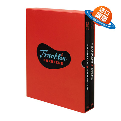 英文原版 The Franklin Barbecue Collection 富兰克林烧烤集 牛排 两册套装 Aaron Franklin 詹姆斯比尔德奖得主Jordan Mackay