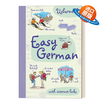 英文原版 Easy German 德语如此简单 尤斯伯恩少儿语言学习 英文版 进口英语原版书籍