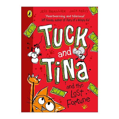 英文原版 Tuck and Tina and the Lost Fortune 猫和老鼠寻找古老宝藏 儿童插画故事书 英文版 进口英语原版书籍
