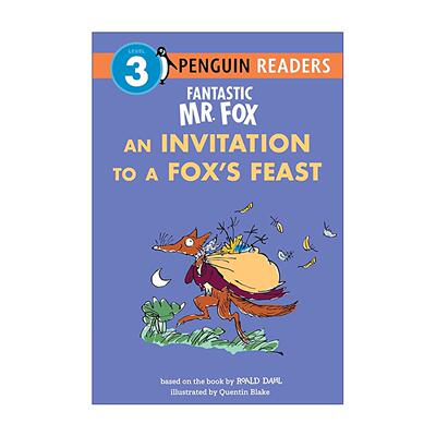 英文原版 Fantastic Mr. Fox An Invitation to a Fox's Feast Penguin Young Readers Level 3 了不起的狐狸爸爸 罗尔德达尔