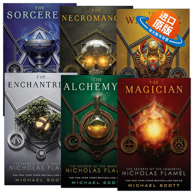 英文原版 The Secrets of the Immortal Nicholas Flamel 永生的尼古拉·弗莱梅的秘密系列6册 青少年奇幻动作冒险小说 英文版