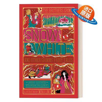 英文原版 Snow White and Other Grimms' Fairy Tales 白雪公主3D全彩复刻机关书 精装收藏版 英文版 进口英语原版书籍