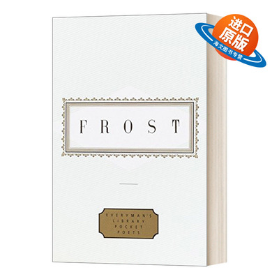 英文原版小说 Frost Poems Edited by John Hollander 罗伯特·弗罗斯特 诗歌 人人图书馆口袋诗人系列 精装 英文版 进口英语书籍