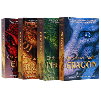 英文原版 The Inheritance Cycle 龙骑士 四部曲套装 伊拉龙 长老 帝国 遗产 克里斯托夫·鲍里尼 全英文版进口英语书籍