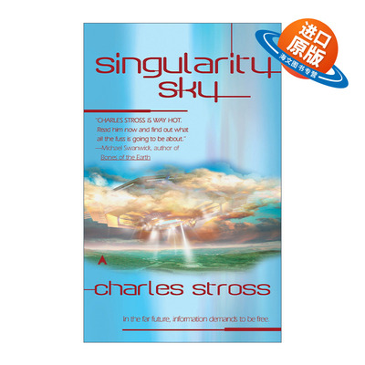 英文原版 Singularity Sky Singularity 01 末日奇点系列1 奇点天空 硬科幻小说 雨果奖得主Charles Stross 进口英语原版书籍