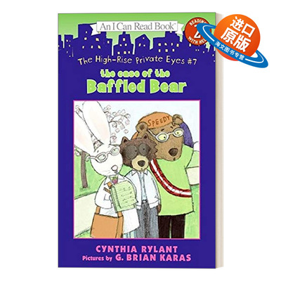 英文原版 The High-Rise Private Eyes #7 The Case of the Baffled Bear 摩天大楼私家侦探系列5 I Can Read 2 英文版 进口书籍
