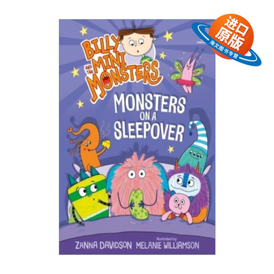 英文原版 Billy and the Mini Monsters Monsters on a Sleepover 比利和迷你怪兽14 怪兽在朋友家过夜 英文版 进口英语原版书籍