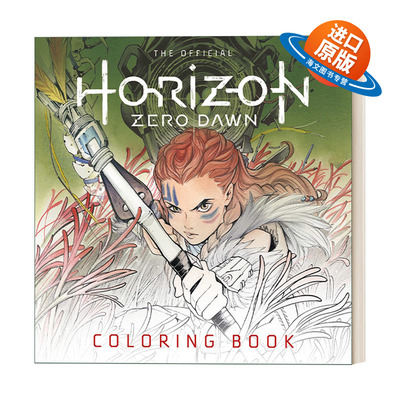 英文原版 The Official Horizon Zero Dawn Coloring Book 地平线黎明时分官方涂色书 英文版 进口英语原版书籍